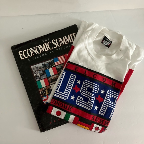 Economic Summit | Shirts | Commemorative Book Tshirt From 6th G7 Summit ...